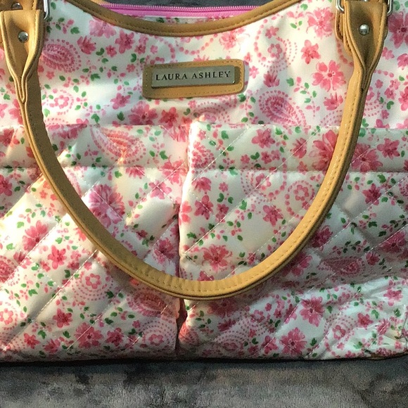 Laura Ashley | Bags | Laura Ashley Floral And Paisley Diaper Bag | Poshmark